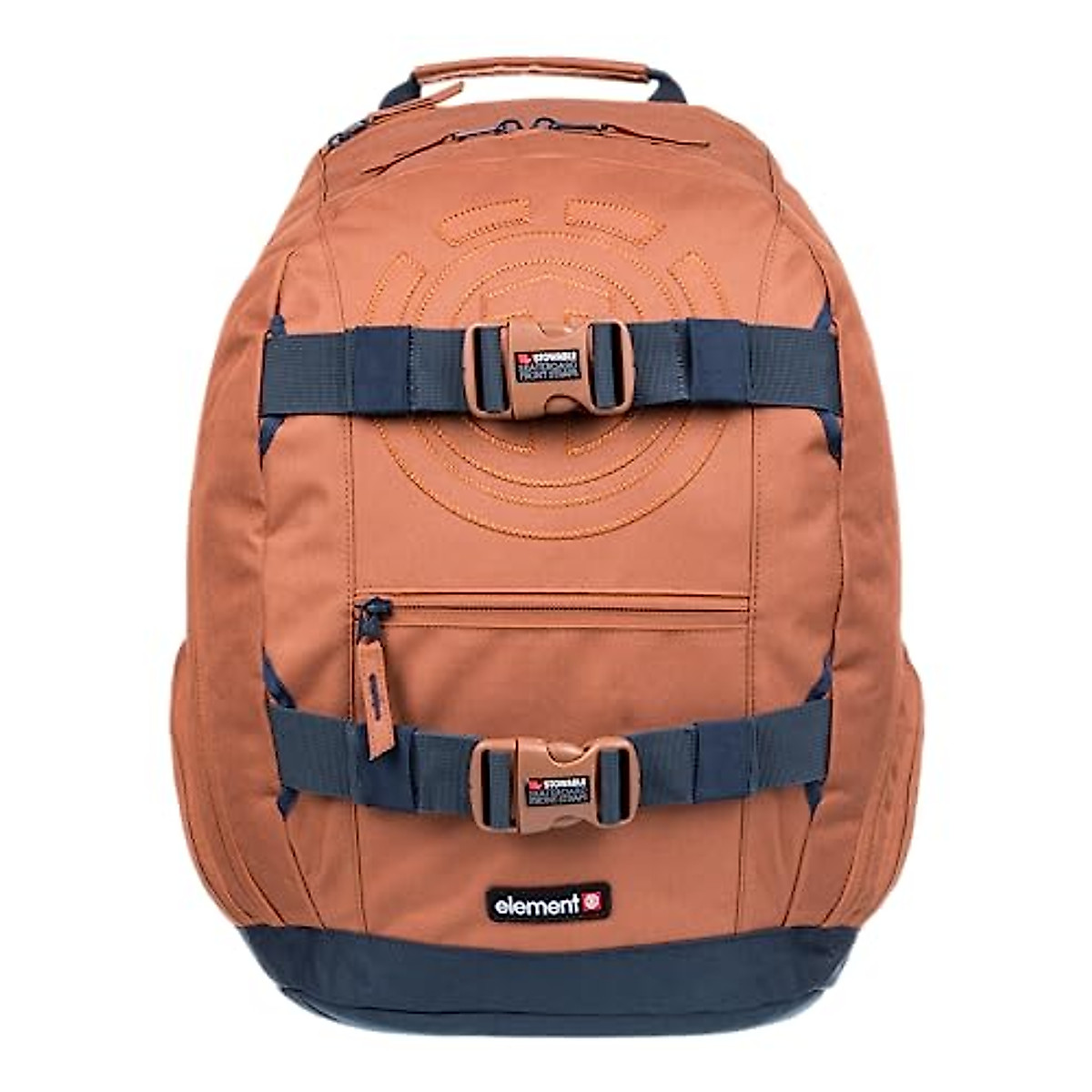 Element Men's Mohave Backpack - Lightweight Bookbag -With Skate Straps, Mocha Bisque, One Size