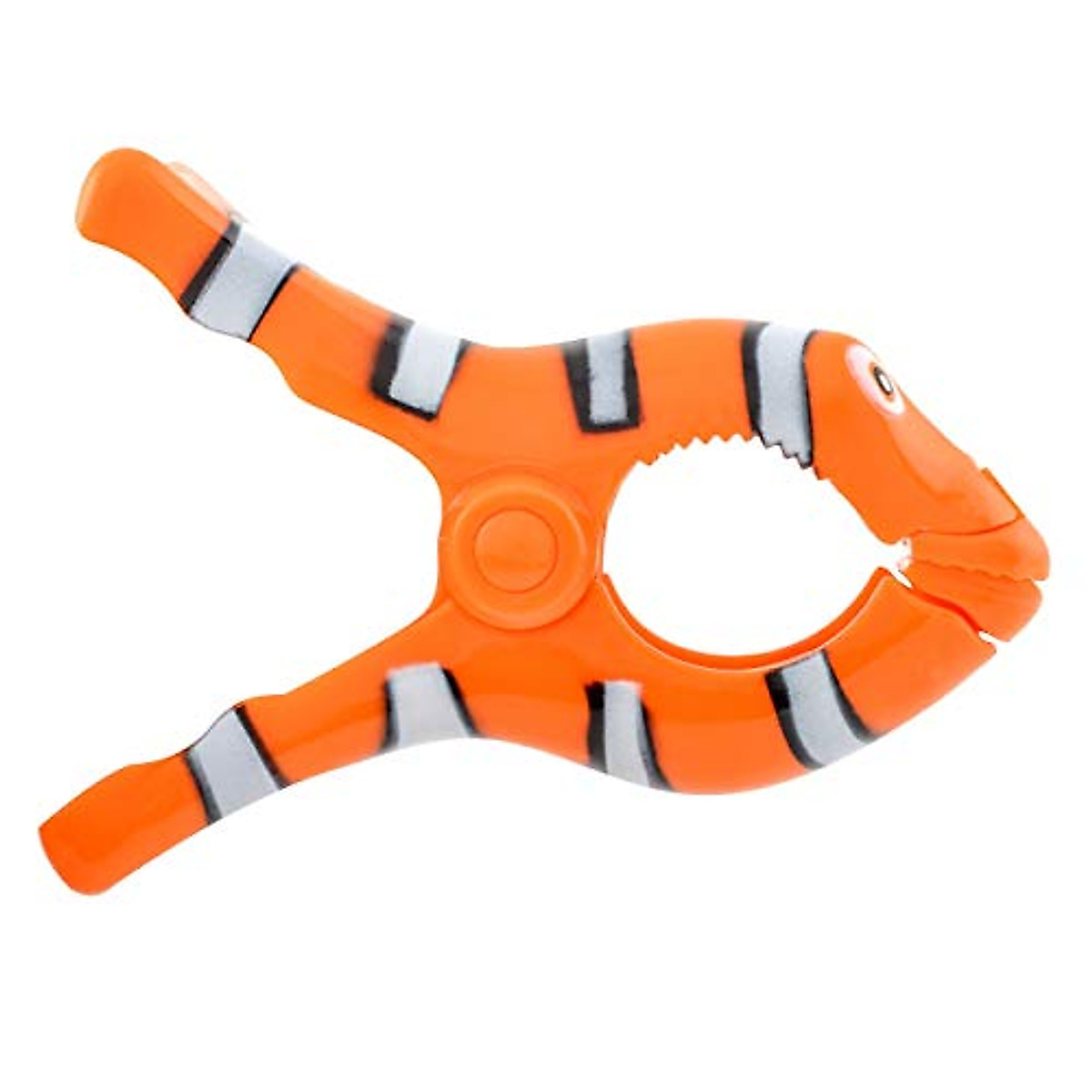 O2COOL Bocaclips - Beach Towel Clips For Beach Chairs, Patio And Pool Accessories - (Clown Fish/Turtle) 4 Count