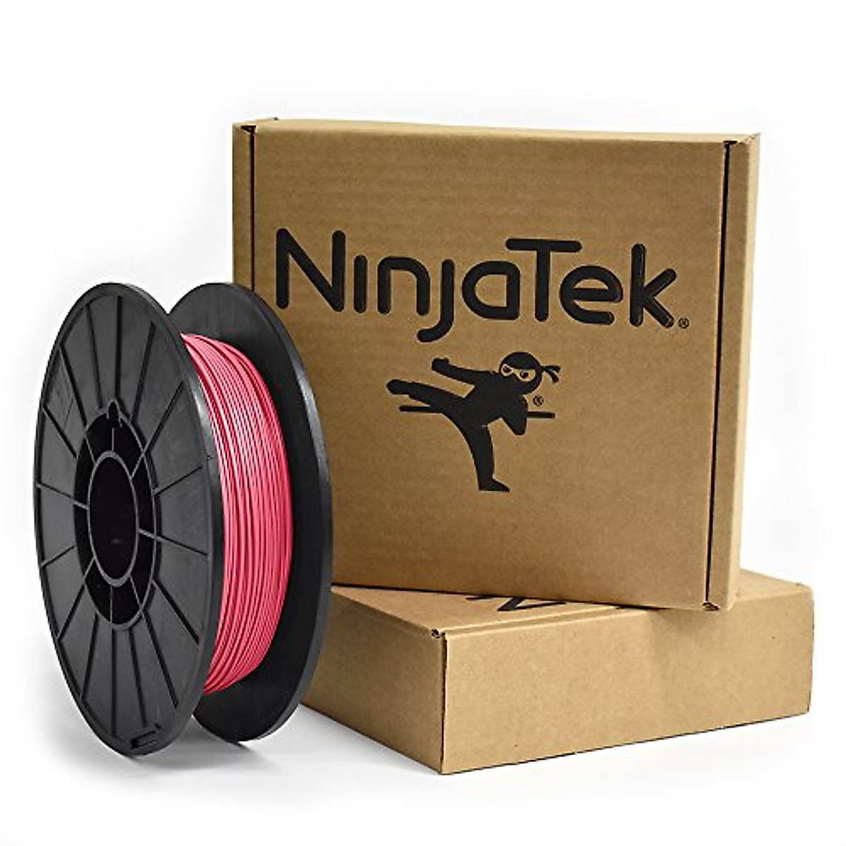 NinjaTek 3DAR07117505 NinjaTek Armadillo TPU Filament, 1.75mm, TPE.5kg, Flamingo (Pink) (Pack of 1)