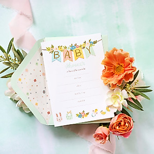 Papyrus Baby Shower Invitations, Banner (20-Count)