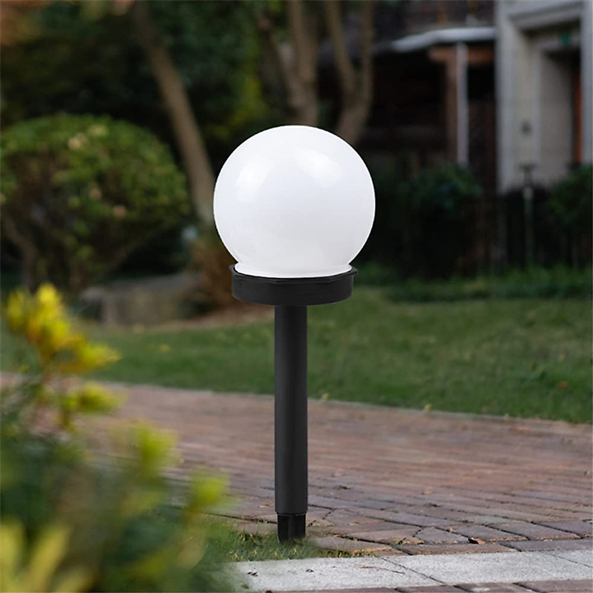 ZHUANYIYI 3 Pieces, Outdoor Solar Ball Lawn Lamp, Waterproof Landscape Lamp for Garden Lighting, Home Garden Pavement Decoration Street Lamp