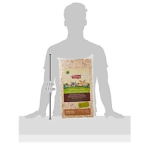 Living World - Aspen Wood Shavings, 1220 Cubic Inches - Bedding & Nesting Material for Small Animals