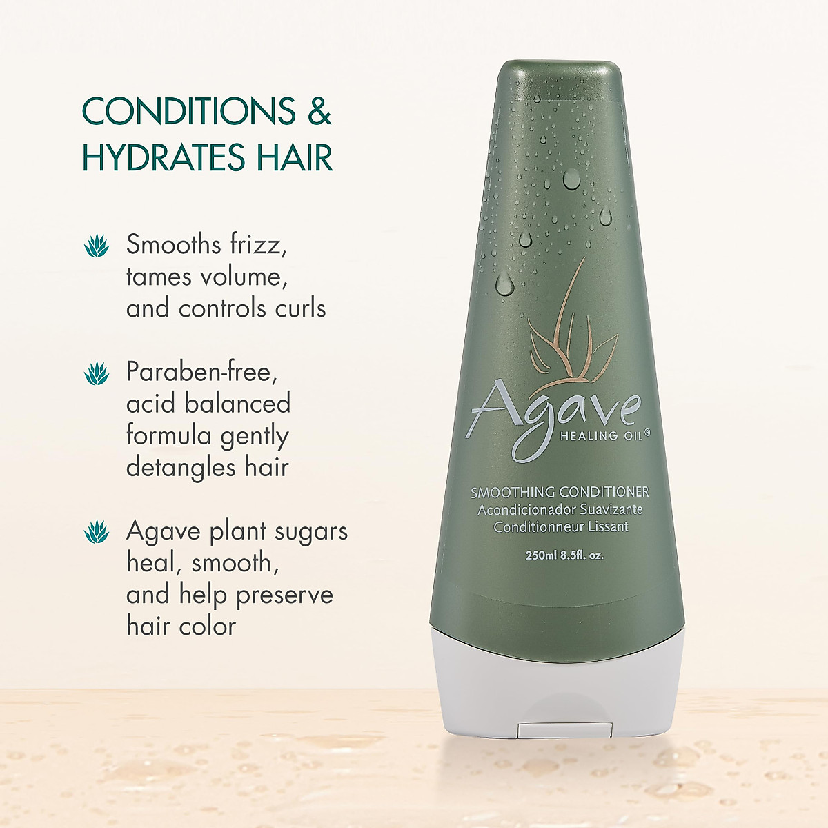 Agave Healing Oil - Smoothing Conditioner - Eliminates Frizz - 8.5 fl oz