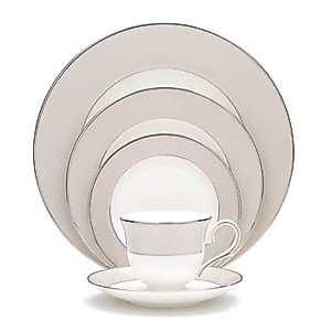 Lenox Federal Platinum Frost Bone China Pasta Bowl/Rim Soup