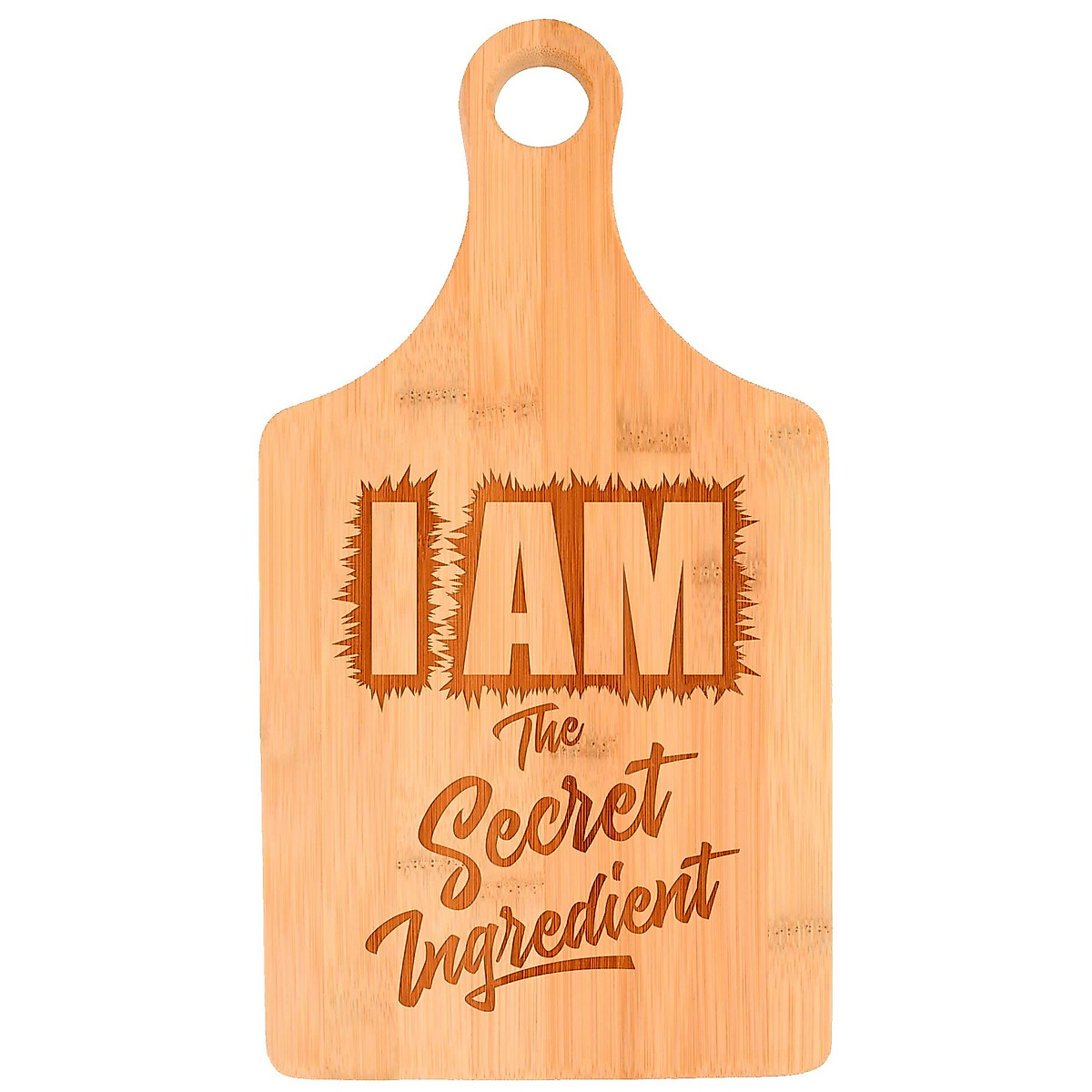 Cooking Gifts For Women I Am The Secret Ingredient Paddle Shaped Bamboo Cutting Board
