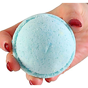 Candles and Cream It's A Beautiful Day Bath Bombs, Invigorating and Luxurious, All-Natural Spa Fizzies for Stress Relief and Aromatherapy-Set of 2