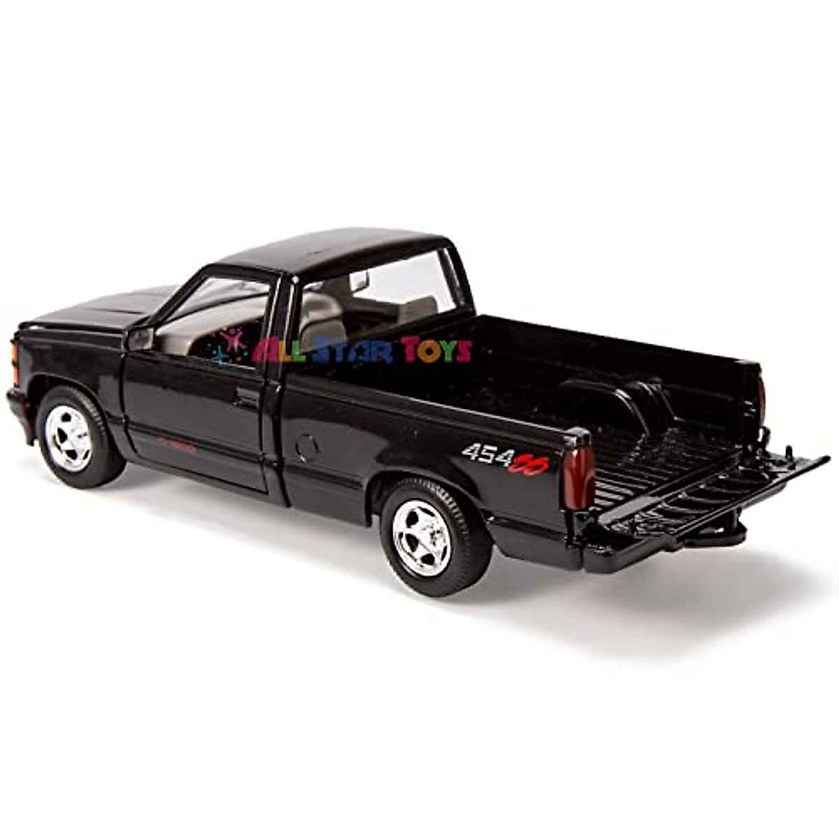 Motormax 1992 Chevy 454SS Pickup Truck 1/24 Scale Diecast Model Car Black