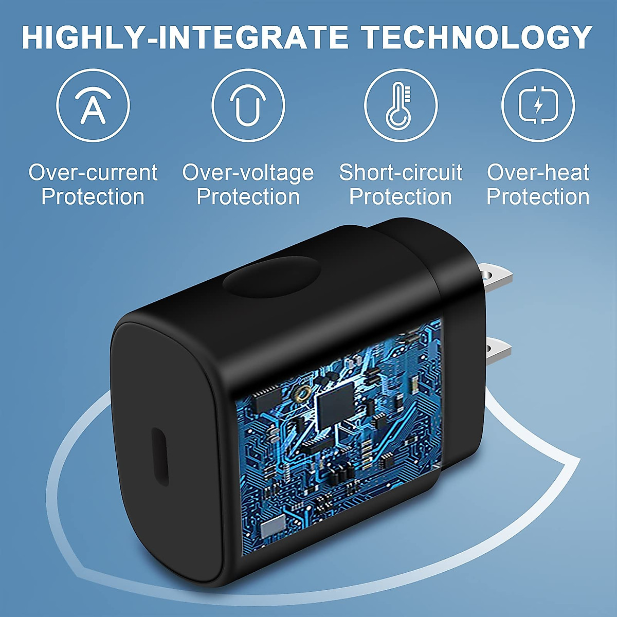 25W Samsung Super Fast Type C Charger Block for Samsung Galaxy A15/A14 5G/A54/S24 Ultra/S23FE/A23/A55/A13/Z Fold 5/A53/A03S/A24/S22 Plus/A25/S21,Pixel 8 Pro 7a 6,10FT Android Phone Fast Charging Cable