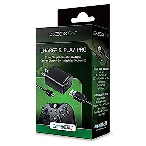 dreamGEAR Charge & Play Pro 10' Micro-USB Cable with Digital Cameras and MP3 Players - Xbox One
