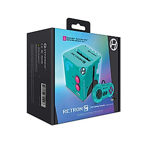Hyperkin RetroN Sq: HD Gaming Console for Game Boy/Color/ Game Boy Advance (Hyper Beach) - Game Boy Advance