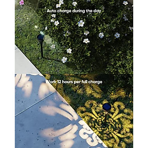 JACKYLED Solar Pathway Lights Outdoor, 6 Pack Solar Walkway Lights Outdoor Waterproof LED Garden Decorative Lighting Landscape Path Lights for Patio Sidewalk Yard Lawn Driveway Backyard, Warm White