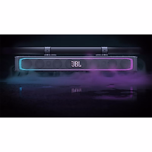 JBL RallyBar XL - 35" Bluetooth Universal Outdoor Vehicle Soundbar with Built-in 300w RMS Amplifier, LED Lights, IP66 Water & Dust Resistant, Black