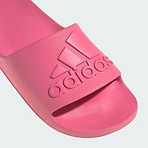 adidas Unisex Adilette Aqua Slide Sandal, Pink Fusion/Pink Fusion/Pink Fusion, 6 US Men