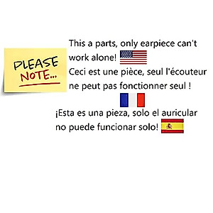 EDIMAEG Parts:10x6x6 mm Skin Spy CIC Earpiece Cannot Work Alone