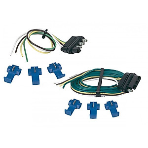 Hopkins 48205 4 Wire Flat Connector Set with Splice Connectors