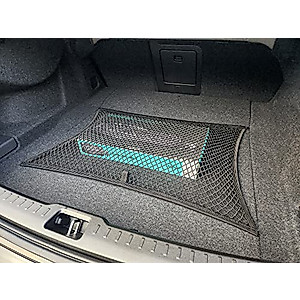 Floor Style Automotive Elastic Trunk Mesh Cargo Net for Volvo S60 B5-2019-2024 - Premium Trunk Organizer and Storage - Luggage Net for Sedan - Car Organizer for Volvo S60 T8