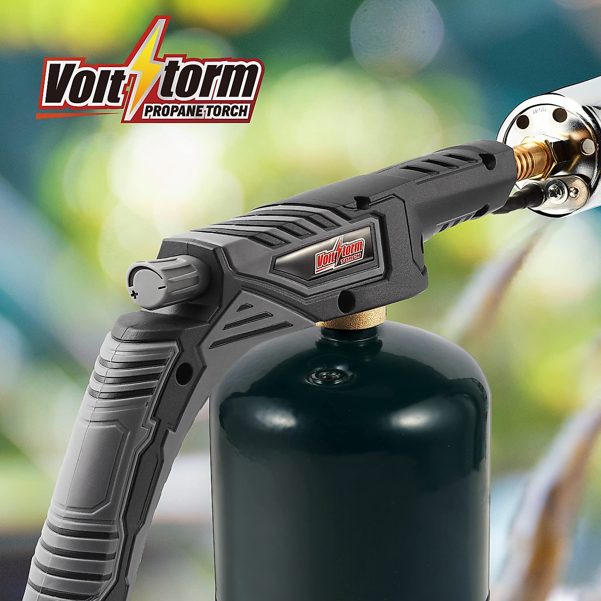 Cooking Torch Propane Torch, Culinary Torch with High Output 100,000 BTU, Grill Gun, Sous Vide Torch, Grilling Torch, Charcoal Starter, Kitchen Torch for Searing Steaks, Meat, Roasting Peppers, BBQ