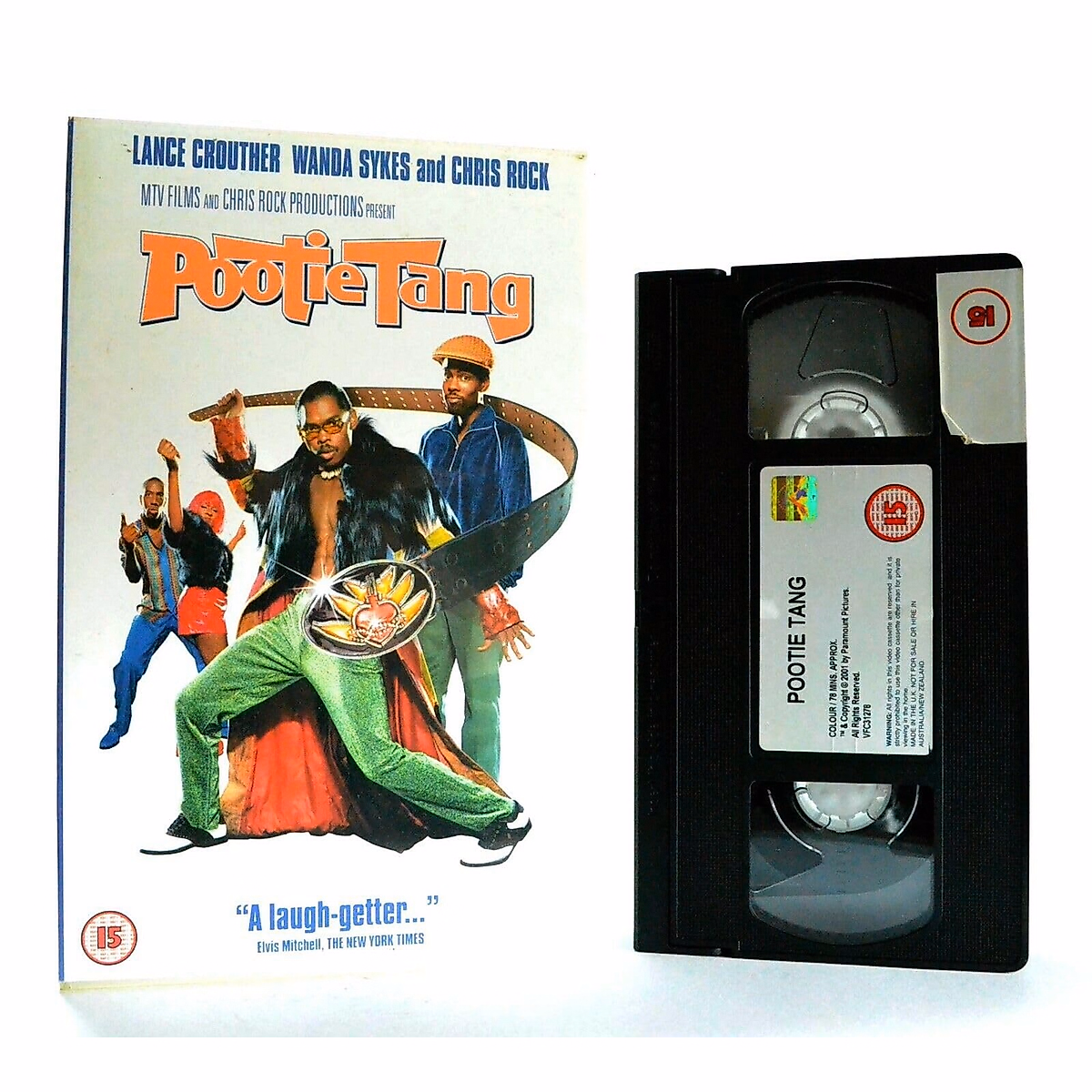 Pootie Tang: Film By Louis C.K. - Comedy (2001) - Large Box - Chris Rock - VHS