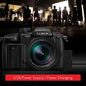 Panasonic LUMIX GH5M2, 20.3MP Mirrorless Micro Four Thirds Camera with Live Streaming, 4K 4:2:2 10-Bit Video, Unlimited Video Recording, 5-Axis Image Stabilizer DC-GH5M2 (Renewed)