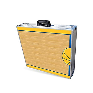 8-Foot Professional Beer Pong Table - Golden State Basketball Court
