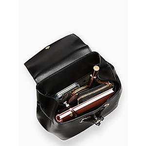 Kate Spade New York Lizzie Medium Flap Backpack (Black)