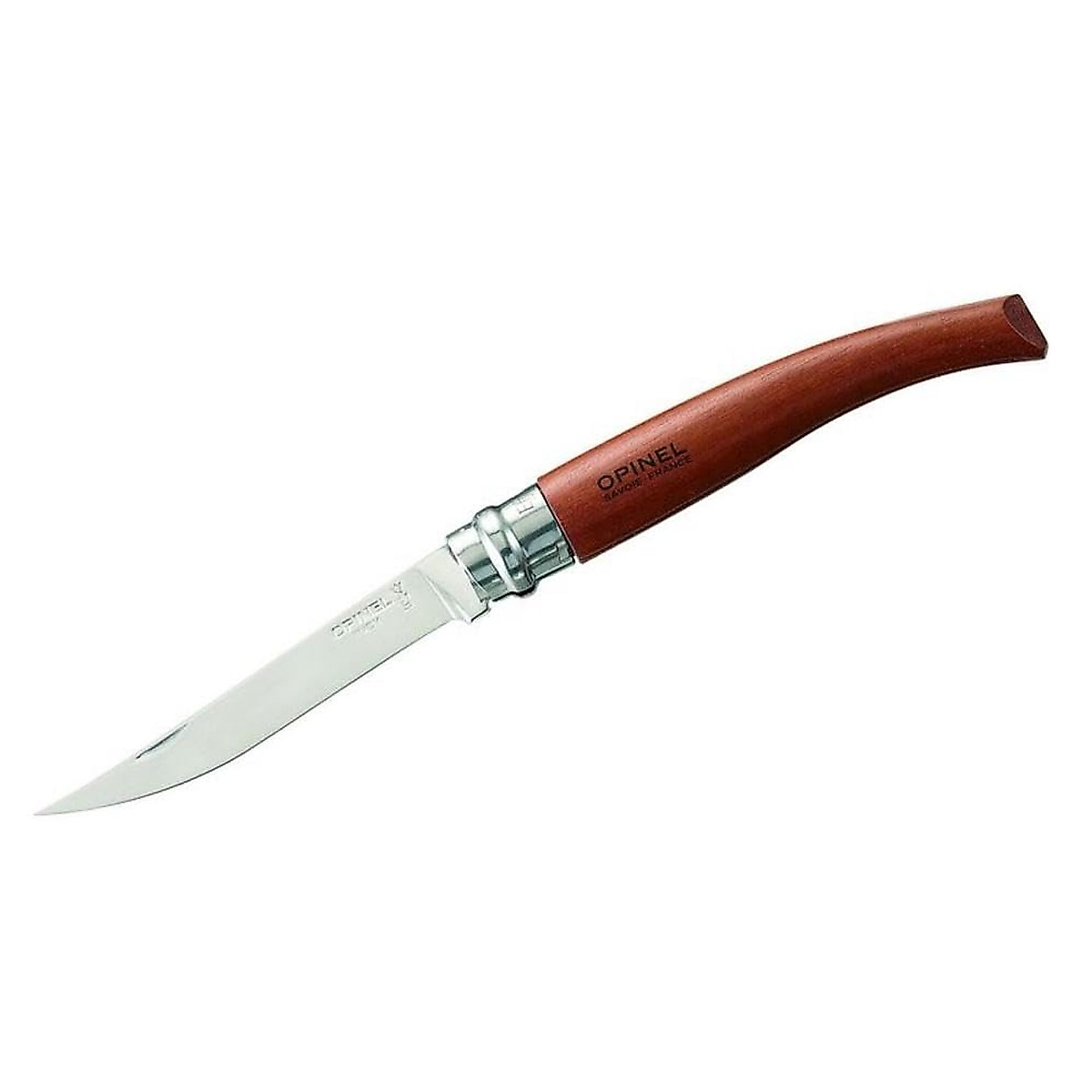 Opinel Slim Series Fillet Knives - Beechwood, Olivewood, Padouk Wood Handles, Stainless Steel Blades - Made in France