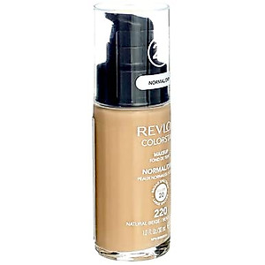Revlon ColorStay for Normal/Dry Skin Makeup, Natural Beige [220] 1 oz (Pack of 2)