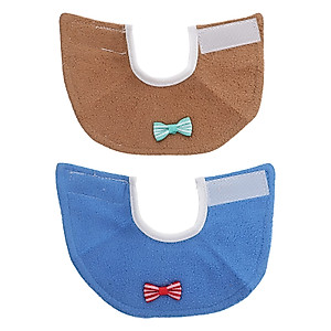 2 Pcs Collar Puppy Cone Bird Safety Neck Cover Bird Neck Brace Bird Neck Cone Bird Neck Protector Parrot Recovery Cone Parakeet Bird Neckbands Pet Felt Cloth