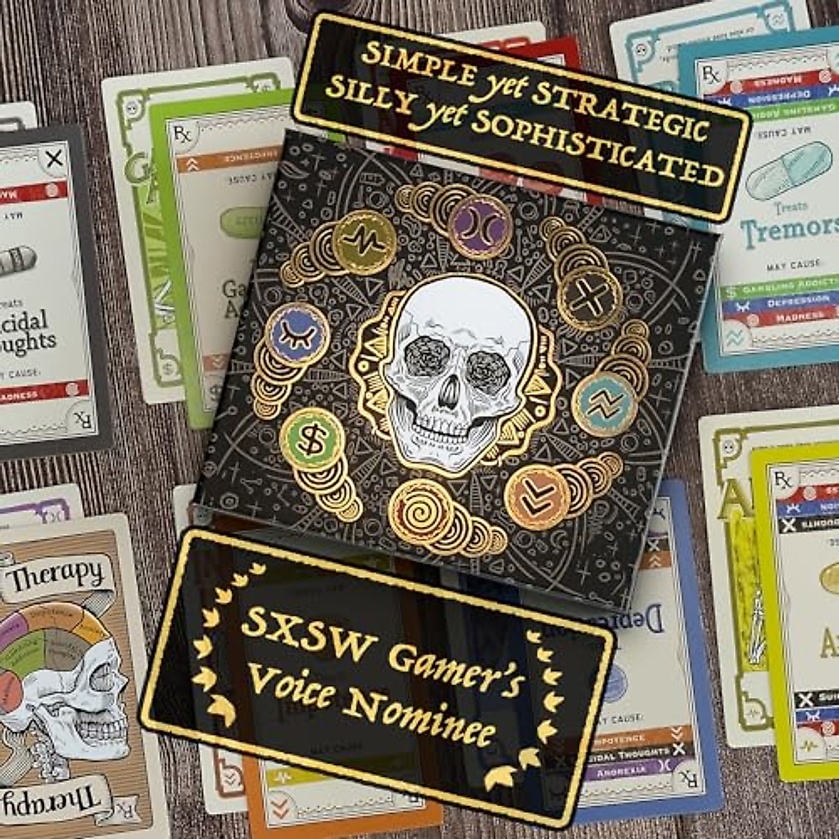 Side Effects: Unleash The Fun & Chaos Using Therapy & Medication in This Hit Card Game for 2 to 8 Players