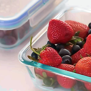 SUPREME BOX Snapware 2-Cup Total Solution Rectangle Food Storage Pyrex Glass Containers (Pack of 2)