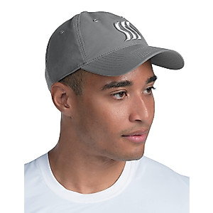 SAAKA Max Dry Hat for Men & Women. Lightweight Performance Cap. Golfing, Running, Tennis, Workout, Sports Graphite