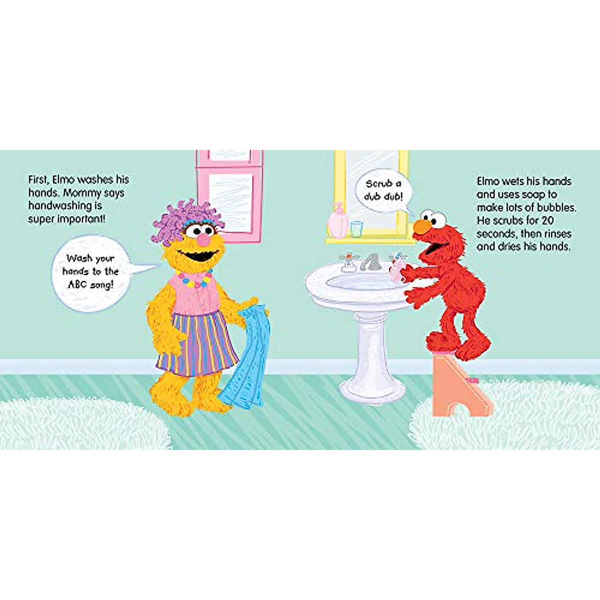 Heroes Wear Masks: Elmo's Super Adventure (a return back to school mask book for kids) (Sesame Street Scribbles)