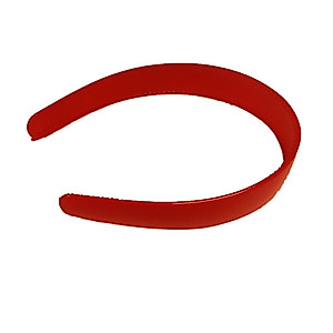 CoverYourHair Plastic Hairbands - Hard Headbands - 12 Pack Dark Colors