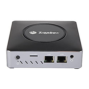 Zignbox GL01V2-PLUS Fanless Mini PC Intel Celeron N4000 Processor Up to 2.6GHz 8GB RAM 120GB SSD Dual HDMI Dual LAN Windows 10 Pro