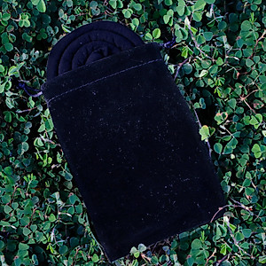 Spiral Lock Hair Tie Dreadlock Accessory Bendable Hair Ties for Women and Men Ponytail Holders Colorful Dreadlock Hair Tie Long Dreads Thick Curly Hair Holder (Midnight)