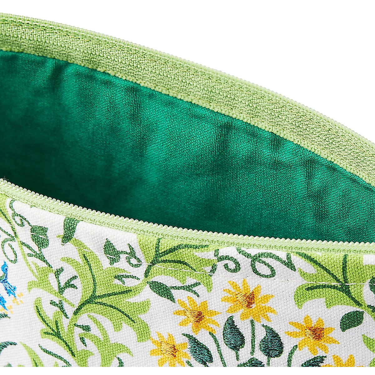 William Morris Celandine Embroidered Pouch