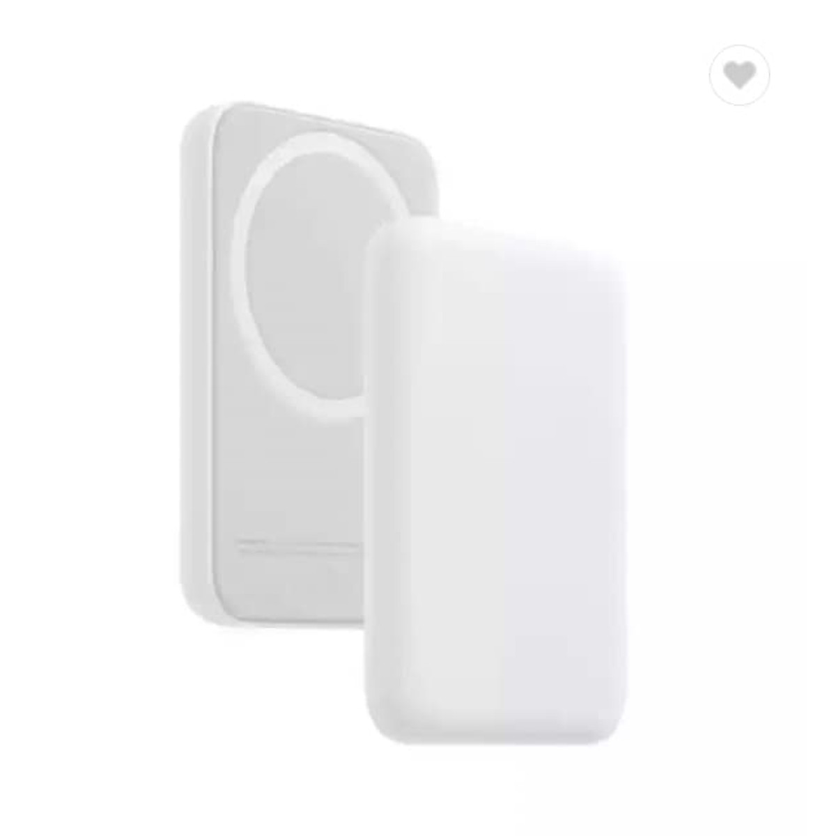 Magnetic Wireless Charging Portable Power Bank, Small and Light Charger 5000mAh Backup Battery Pack Compatible for iPhone (Includes Charging Adapter)