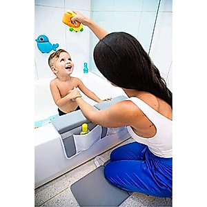 colsen Bath Kneeler and Elbow Rest Pad Set, 1.5 inch Thick Kneeling Pad for Elbow, Knee & Arm Support - Large Bathtub Kneeling Pad with Toy Organizer