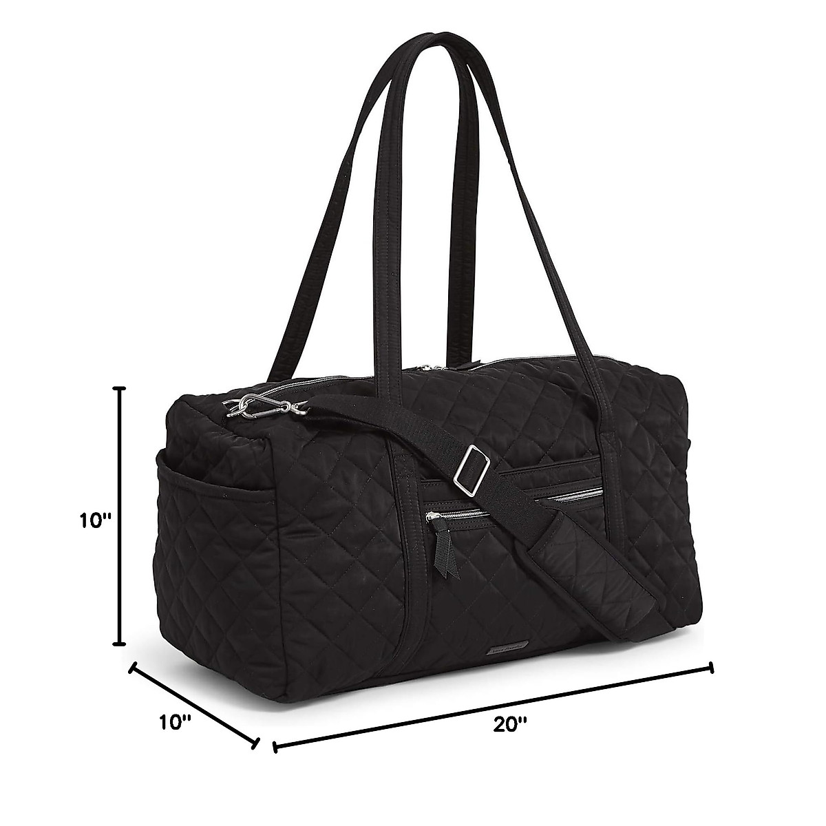 Vera Bradley womens Performance Twill Medium Duffle Travel Bag, Toasted Terracotta, One Size US