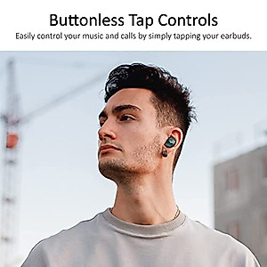 iLuv myBuds Wireless Earbuds, Bluetooth 5.3, Built-in Microphone, 20 Hour Playtime, IPX6 Waterproof Protection, Compatible with Apple & Android, Includes Charging Case & 4 Ear Tips, TB100 Dark Green