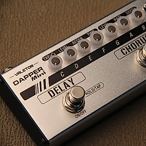 Valeton Dapper Mini Stage Session Gigging Gear Overdrive Distortion Chorus Delay Guitar Multi-Effects Pedal
