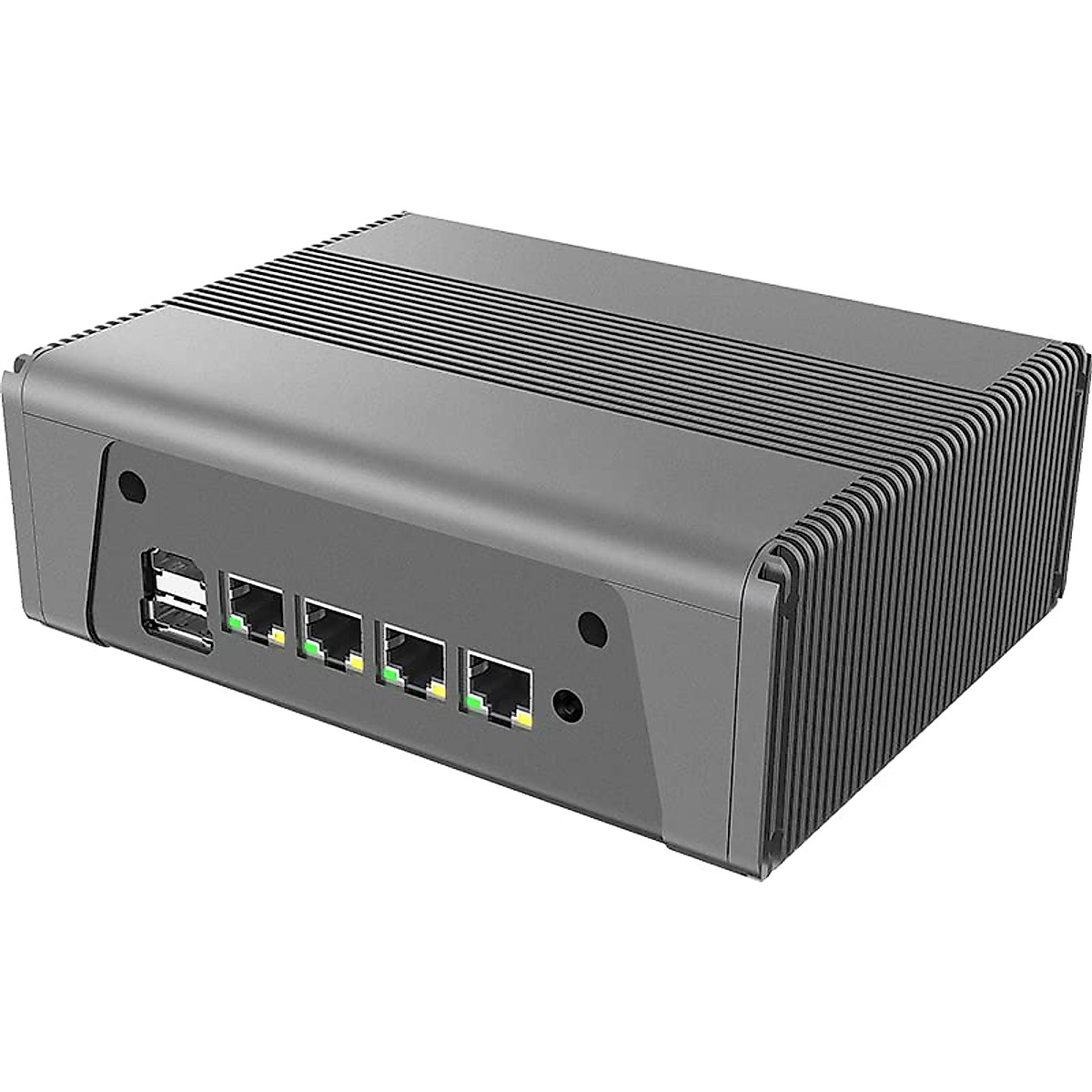 AMD Ryzen R5-5600U Low-Power 8-core 16-Thread Soft Routing Mini Host/I226-V/Aluminum Case (16G/128G)