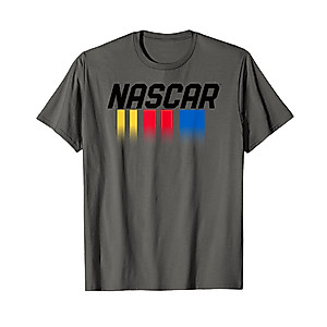 Nascar Vertical Stripes Fade T-Shirt