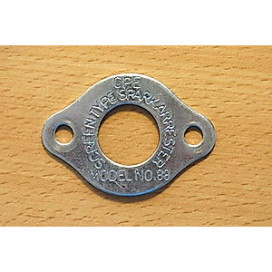 GenExhaust for Champion 3500/3200W & 3100/2800W Inverter Generator or Any Generator with a Model NO.88 Cover Plate Generator 3/4" NPT (National Pipe Taper) Steel Exhaust Extension Hardware only