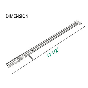 Heat Plates and Burner Tubes Replacement Parts for Members Mark Rankam Grills GR2210601-mm-00, Members Mark 5 Burner Grill Brinkmann 810-3820-S Heat Tent Shield