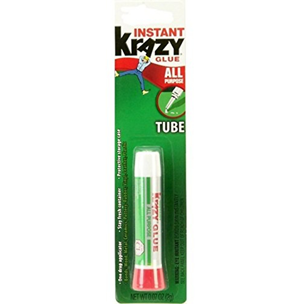 Elmer's 70158000030 Instant Krazy Glue Tube Color Change Formula, 1 EA