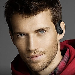 Lightweight Bluetooth Headphones Wireless Earbuds with Wireless Charging Case with Earhooks Headset Built-in Mic for Sport Clear Calls Work Music