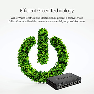 D-Link VPN Router, 8 Port Gigabit with Dynamic Web Content Filtering (DSR-250)