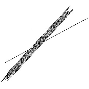 12 Pieces Scroll Saw Blades with Spiral Teeth for Wood Metal Plastic Cutting Sawing Carve Fits Most of Major Saw Brands Bosch, Makita, etc. (6#)