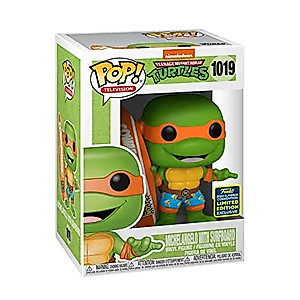 Funko Pop! Television #1019 TMNT Michelangelo with Surfboard (SDCC 2020 Exclusive)